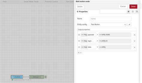 Button Entity Unknown And Wont Fire When Pressed · Issue 156 · Zachowj Hass Node Red · Github