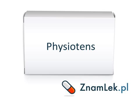 1 Physiotens Opinie Cena Zamienniki Ulotka Skład • Znamlekpl