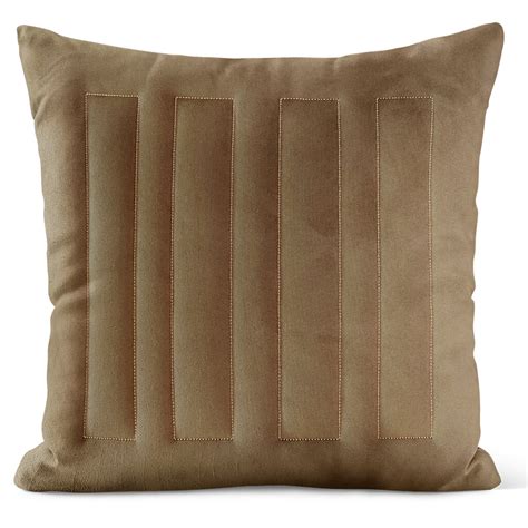 Kit De Almofadas Bordadas Marrom Luisa Decor