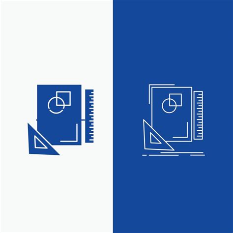 Design Layout Page Sketch Sketching Line And Glyph Web Button In