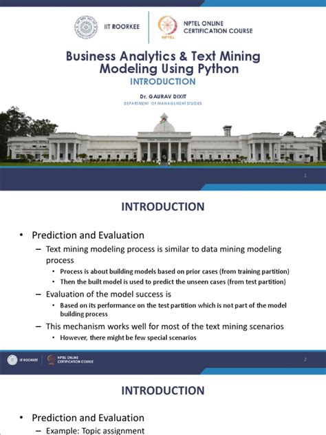 Business Analytics And Text Mining Modeling Using Python Dr Gaurav Dixit Pdf Python