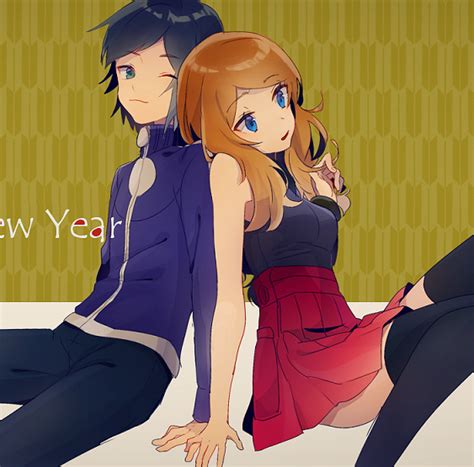 Serena And Calem Pokemon And More Drawn By Nakaba Mode Danbooru