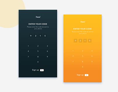 Otp Screen Projects Photos Videos Logos Illustrations And Branding Behance