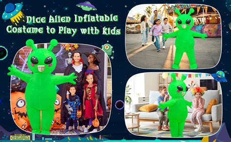 Yezmo Inflatable Alien Costume For Adults Funny Blow Up