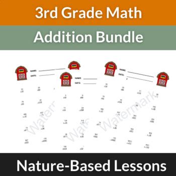 Rd Grade Addition Bundle By Cassidy Blayne Educational Resources
