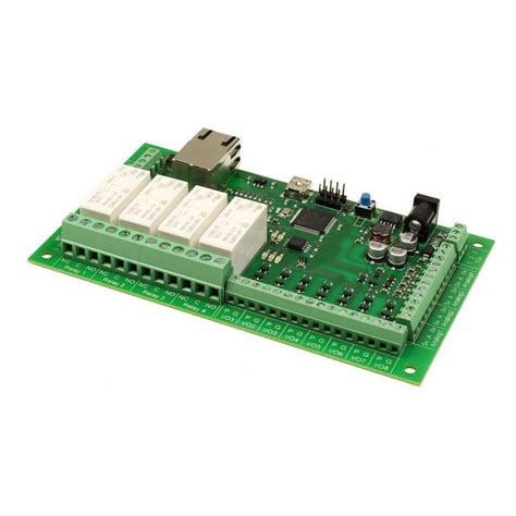 Programmable Ethernet Module With Relays I O Inputs And RS