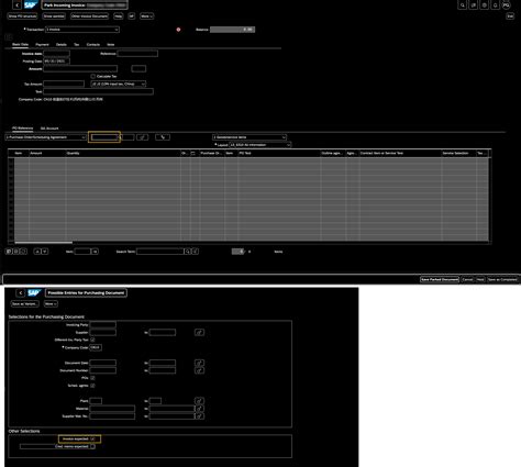 Park Supplier Invoice Under Vendor Option Mir7 Sap Community