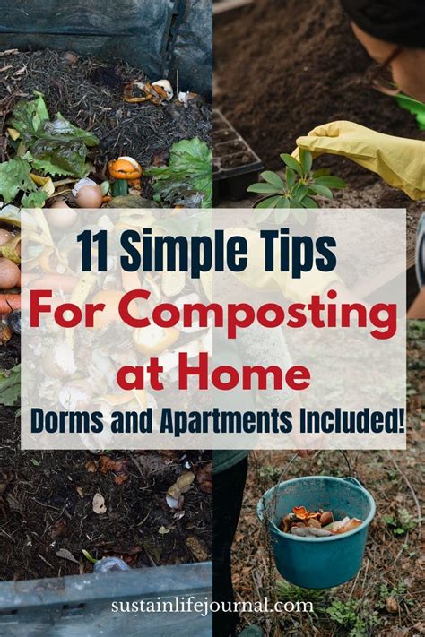 Simple Tips For Composting At Home Dorms And Apartments Included Compost Apartment