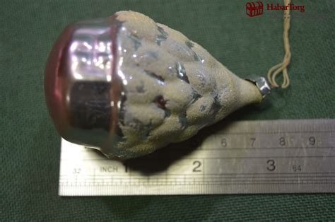 Купить Елочная новогодняя игрушка Избушка изба домик Стекло СССР 1 цены фото описание