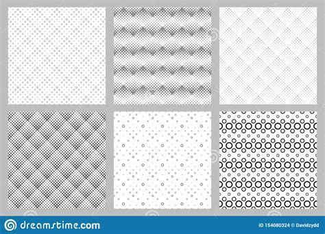 Seamless Ring Pattern Background Collection Vector Designs Stock Vector Illustration Of