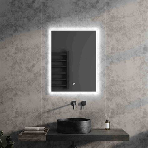 Best Rectangle Backlit Led Bathroom Mirror Lux 8220