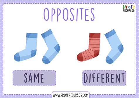 Opposites Flashcards English As A Second Language