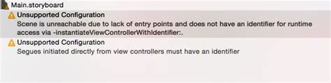 Ios Xcode Scene Is Unreachable Due To Lack Of Entry Points But Can T Find It Stack Overflow