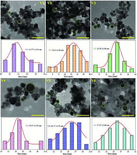 TEM Images Of CeO2 Nanoparticles And The Corresponding Particle Size