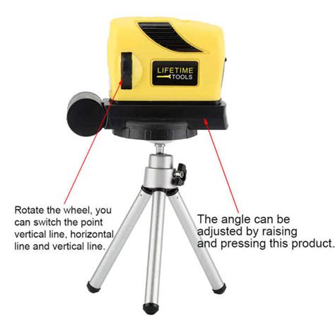 4in1 360 Degree Micro Tuning Red Cross Infrared Laser Level Rotary Measure Tools Daraz Pk