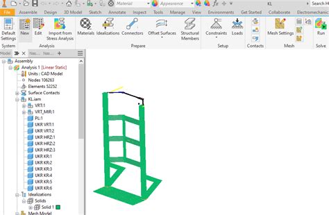 Solved Nastran Turns Visibilty Of Parts On After The Analysis