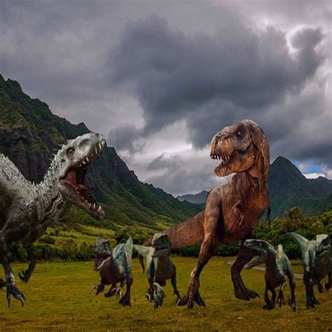 Jurassic World I Rex Vs T Rex Vs Raptor Squad Jurassic World Fallen