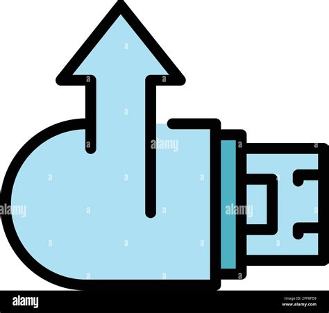 Memory Stick Backup Icon Outline Memory Stick Backup Vector Icon For Web Design Isolated On