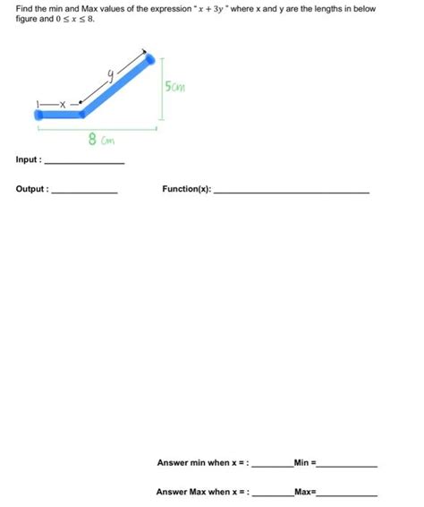 Solved Find The Min And Max Values Of The Expression X3y