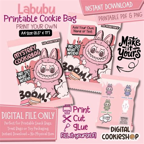 Printable Blind Box Template Labubu Etsy