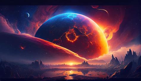 Premium Photo Planets And Solar System Outer Space Background Planet