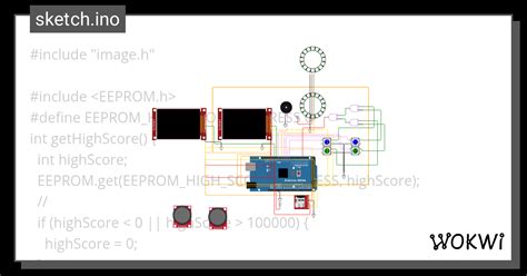 俄羅斯輪盤按鈕循環 完成 補救完成 上拉 最高分 Copy Wokwi Esp32 Stm32 Arduino Simulator