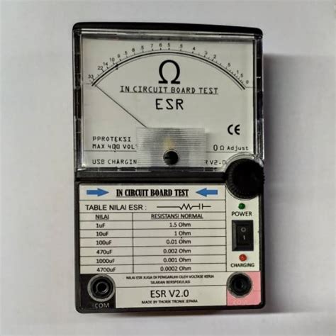 Esr Meter Analog Analog Esr Meter Baca Deskripsi Shopee Indonesia