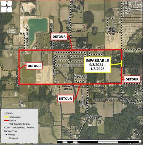 Portion Of Baldwin County Road To Be Impassable For The Rest Of The Year