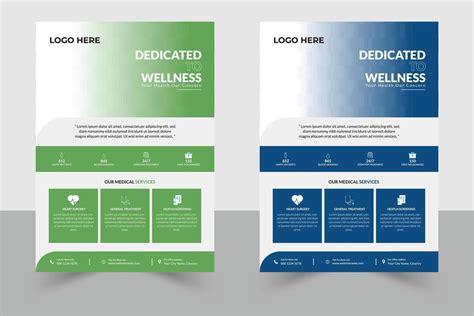 Wellness Program Flyer Vector Art Icons And Graphics For Free Download