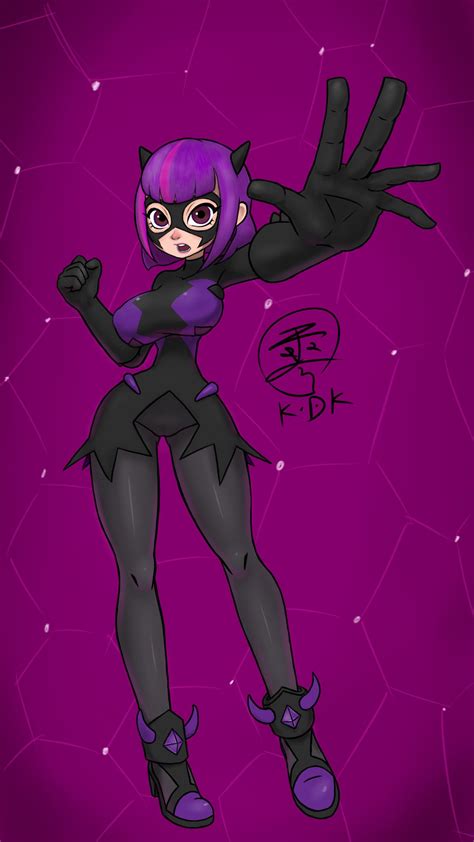 Rule 34 Dinocore Female Gloves Kaya Dinocore Kichatundk Latex Purple Hair Solo 3668052