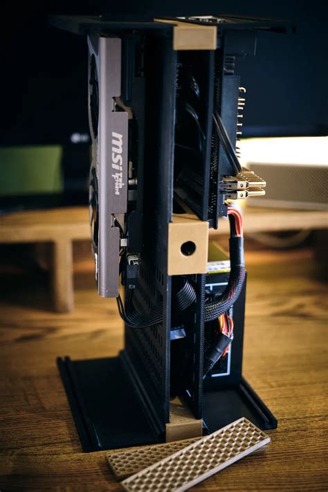 Mini Itx Open Frame Desktop Pc Case By Starostenko Makerworld Download Free 3d Models