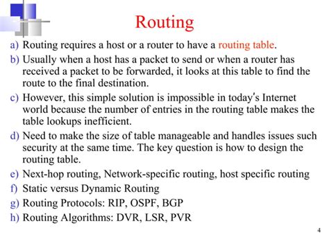 Concept Of Network Routing Layer Ppt
