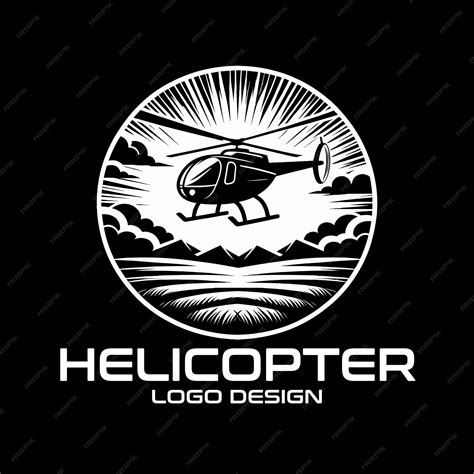 Premium Vector Helicopter Vector Logo Design
