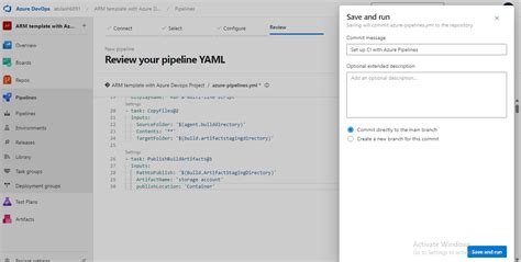 Deploy Arm Template Using Azure Devops