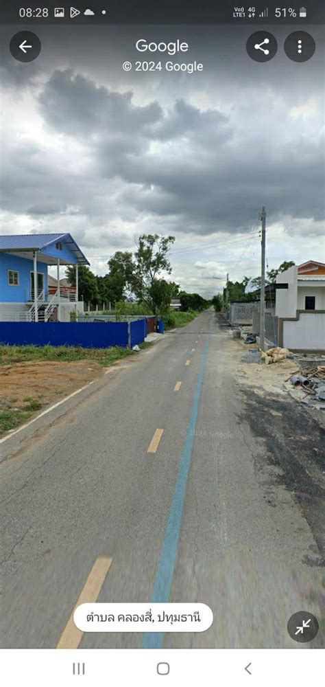 ขายที่ดินเปล่า ซอยคลองสี่ ตะวันออก 14 1 ใกล้ตลาดเมืองใหม่ ถนนรังสิตนคร