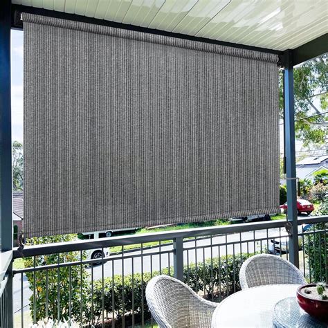 Amagenix Outdoor Roller Shades 220gsm Hdpe Exterior
