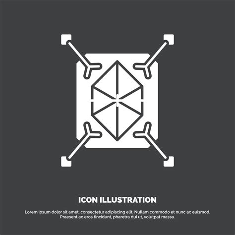 Object Prototyping Rapid Structure 3d Icon Glyph Vector Symbol For Ui And Ux Website Or