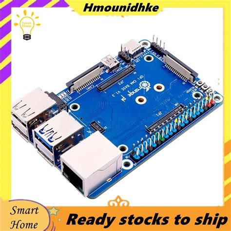 บอร์ดฐาน Orange Pi Cm4 พร้อมช่องเสียบ M 2 M Key รองรับ Gigabit Ethernet Rj45 เข้าถึงบอร์ดหลัก