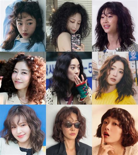 2024 여자 단발 히피펌 중단발 굵은 히피펌 네이버 블로그