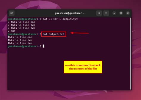 5 Best Ways To Use Cat Eof For Multi Line Strings In Bash