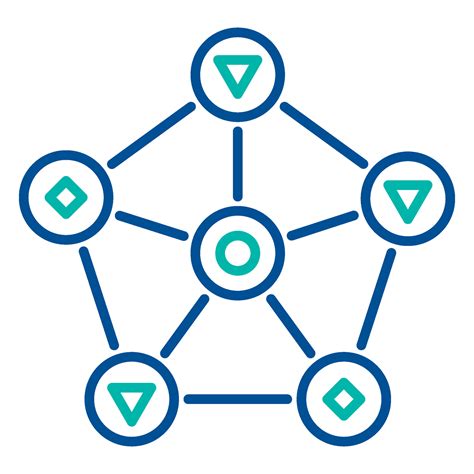 corporate structure business process stroke icon 35684436 vector art at
