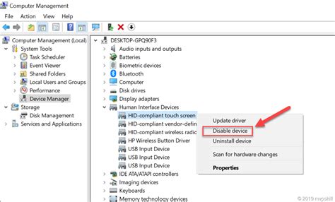 Disable Hid Compliant Device