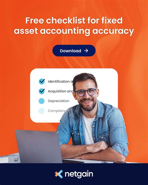 fixed asset accounting checklist free accounting templates netgain