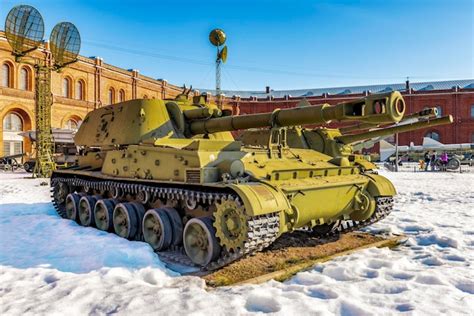 Premium Photo Russian Modern Selfpropelled Artillery Installation 2s3