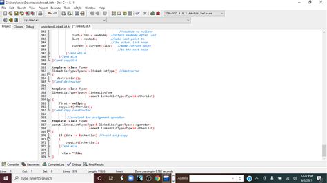 This Is A C Program Extend The Class Linkedlisttype
