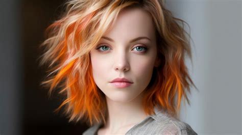 Premium Ai Image Closeup Portrait Of A Beautiful Young Woman With