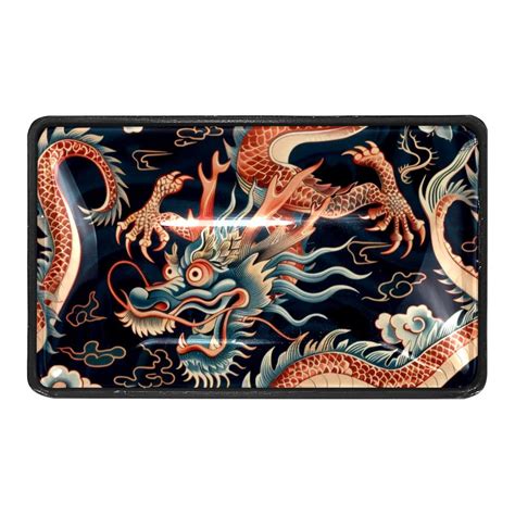 4 Packs Chinese Dragon Crystal Glass Cabinet Knobs Drawer Handles For