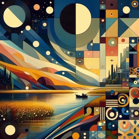 Premium Photo Dynamic Abstract Illustration