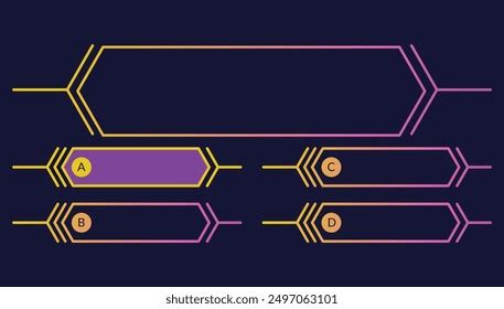 Quiz Game Questions Test Menu Choice Stock Vector Royalty Free Shutterstock