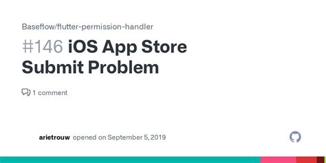 IOS App Store Submit Problem Issue Baseflow Flutter Permission Handler GitHub